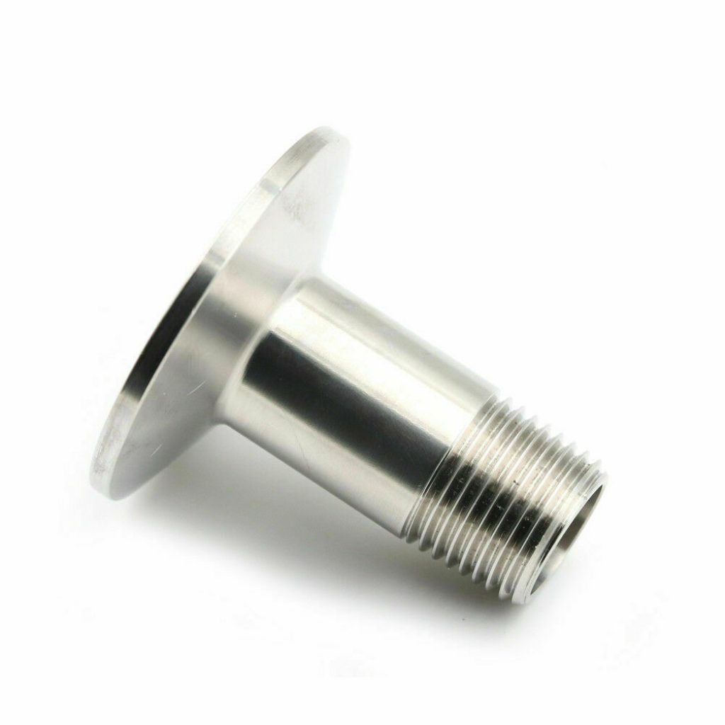 Threaded NPT Male Threaded Pipe Fitting to TRI CLAMP Adapter SS304 KF25 ...